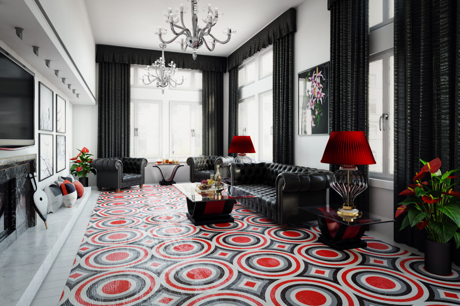 How to Design your Room Decor around your Bold Area Rug