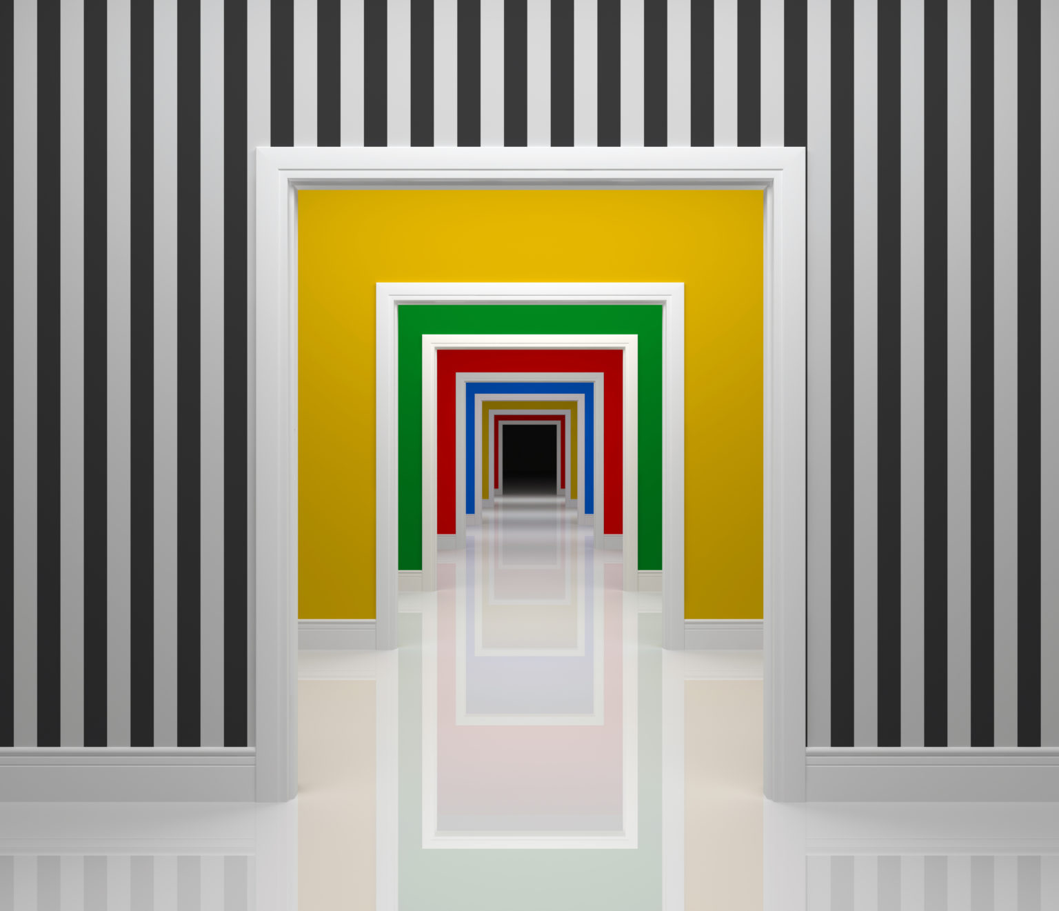 How to Paint Stripes on a Wall